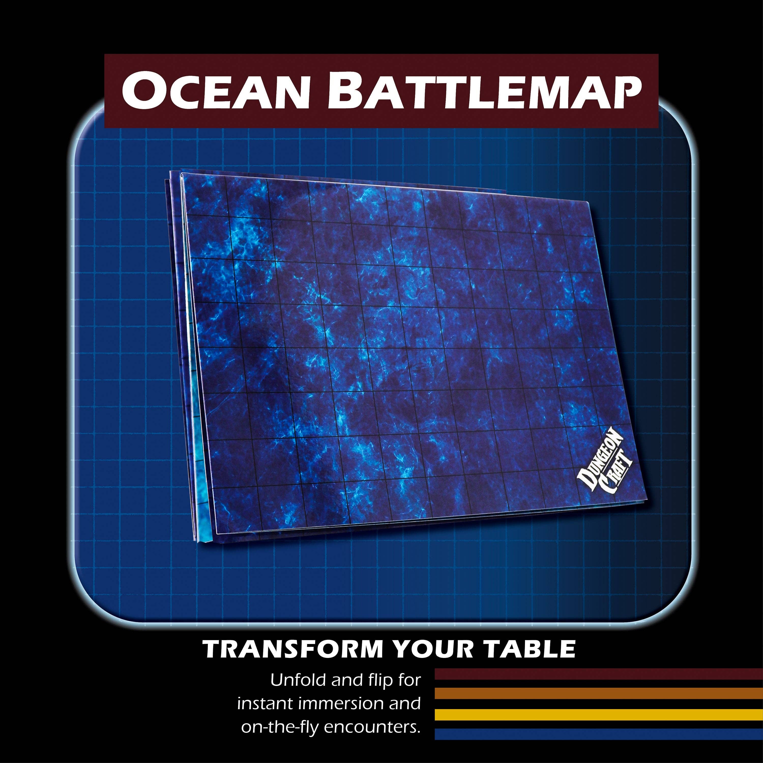 BattleMap: Ocean RPG battle map for DnD | Turtle Power Games